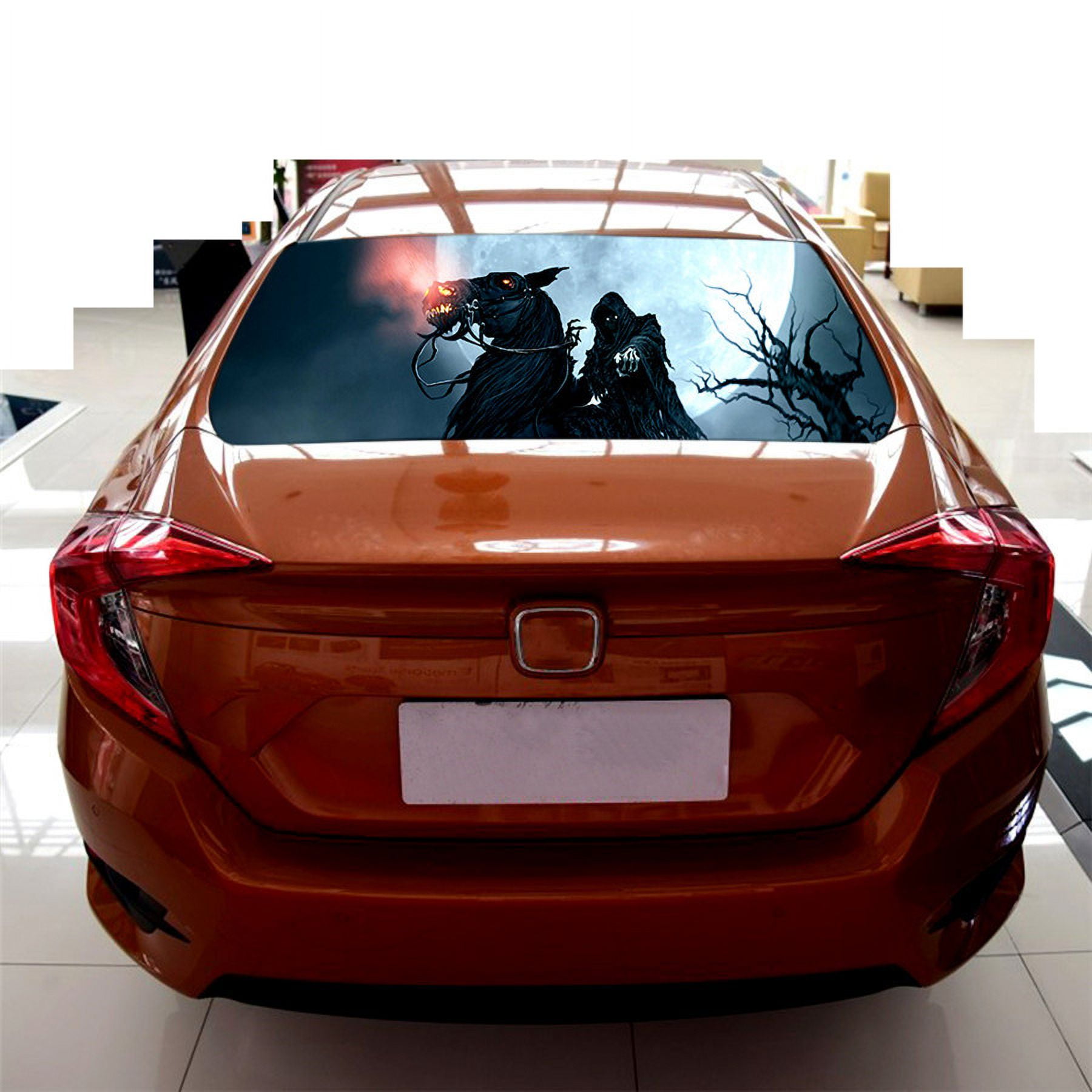 Zyutaosan Universal 65" X 22" Rear Window Grim Reaper Graphic Tint ...