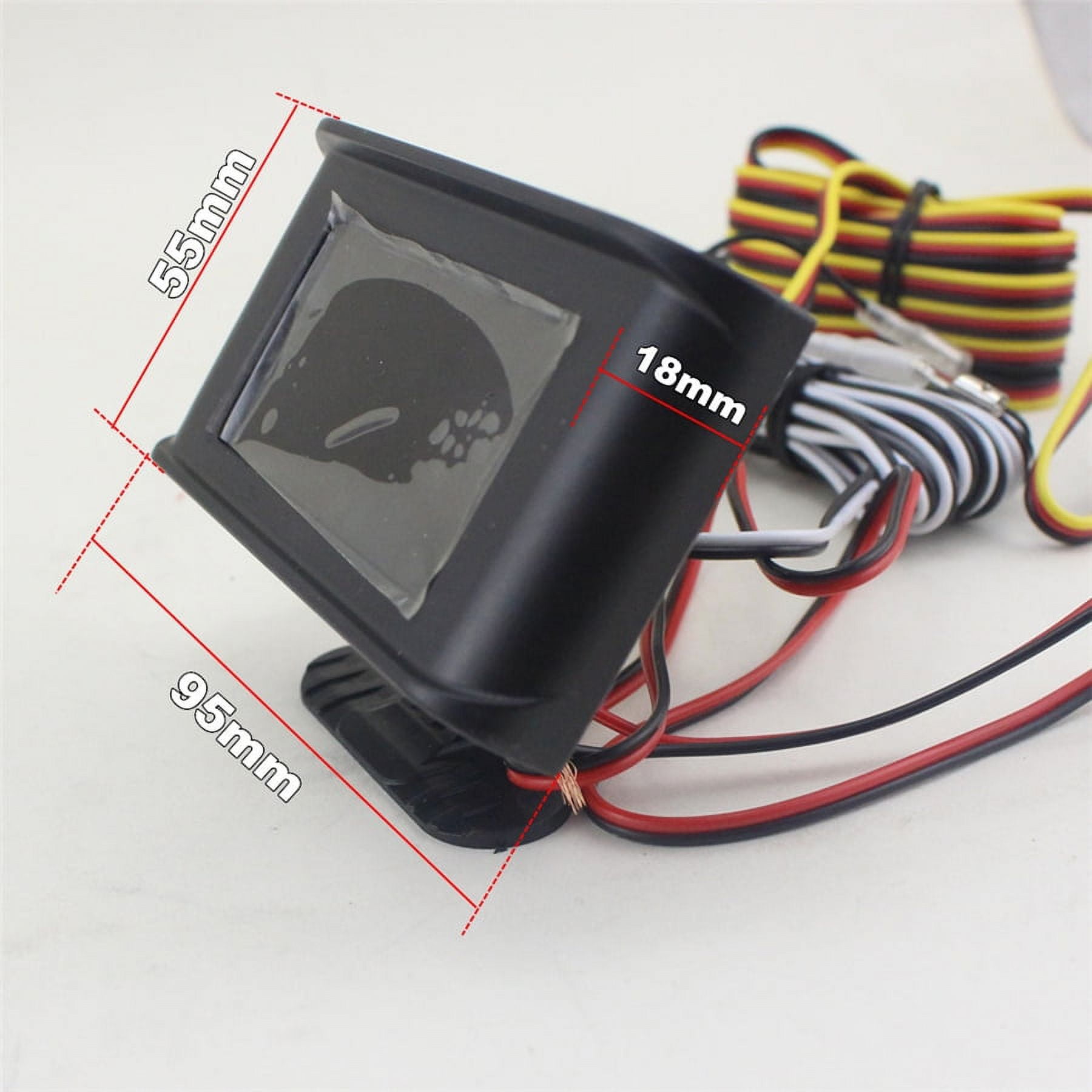 Zyutaosan Universal Lcd Digital 2 Function 12V/24V Truck Car Voltmeter ...