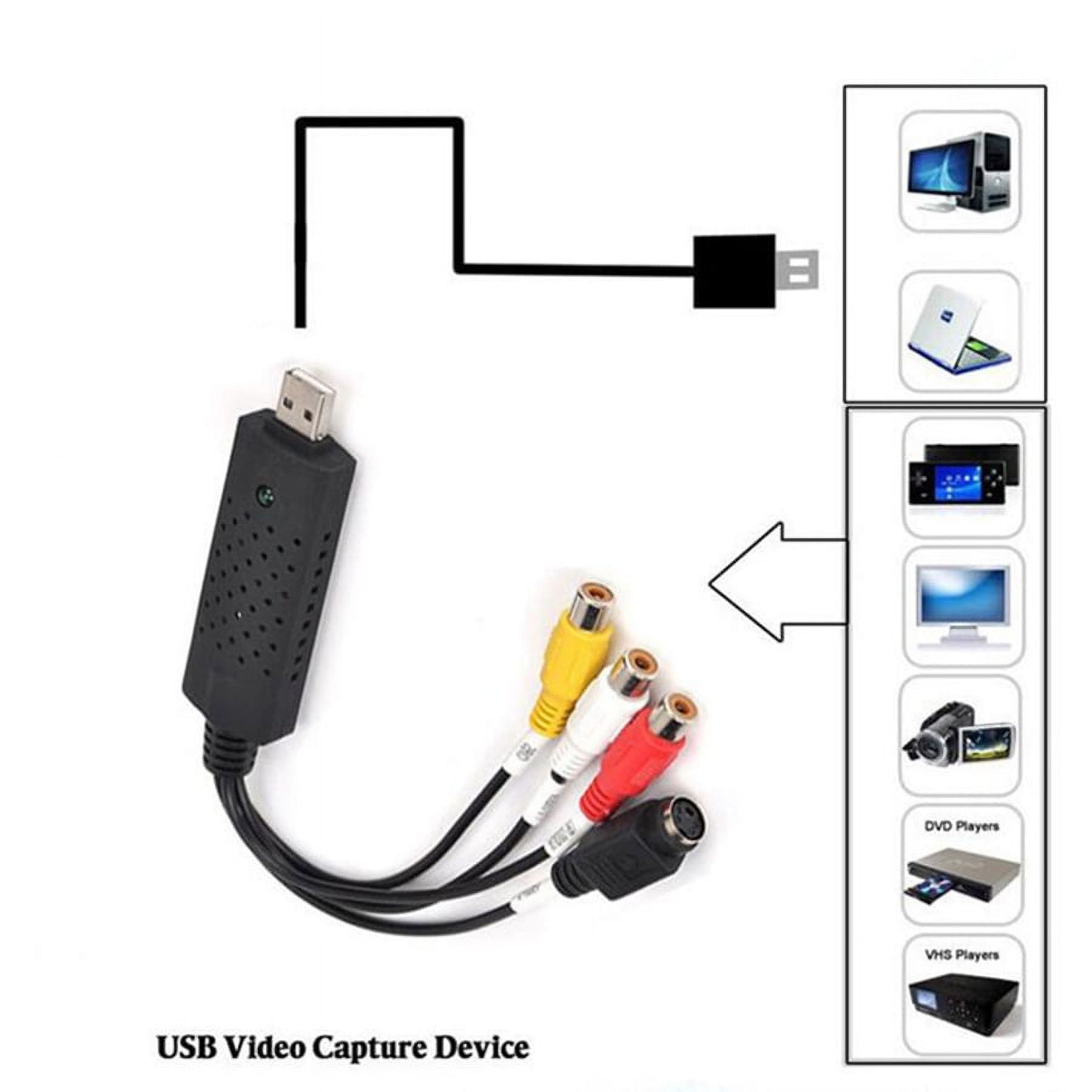 Zyutaosan Usb 2.0 Video Capture Adapter Av Tv Dvd Dvr Capture Card ...