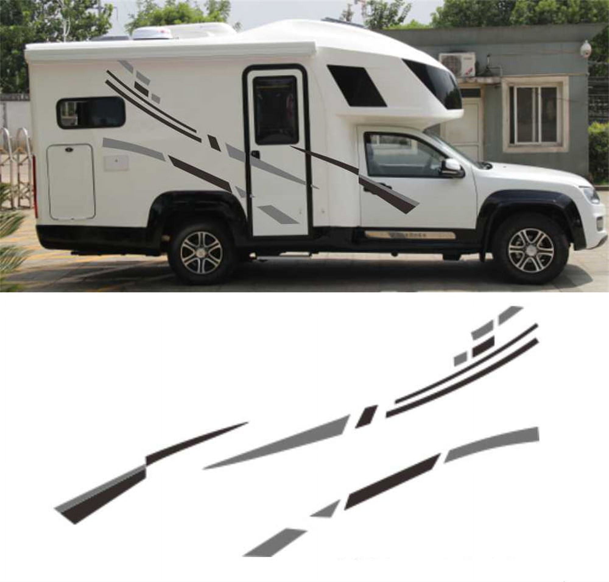 Zyutasoan For Camper Rv Trailer Stripes Graphics (Two Side) Vinyl ...