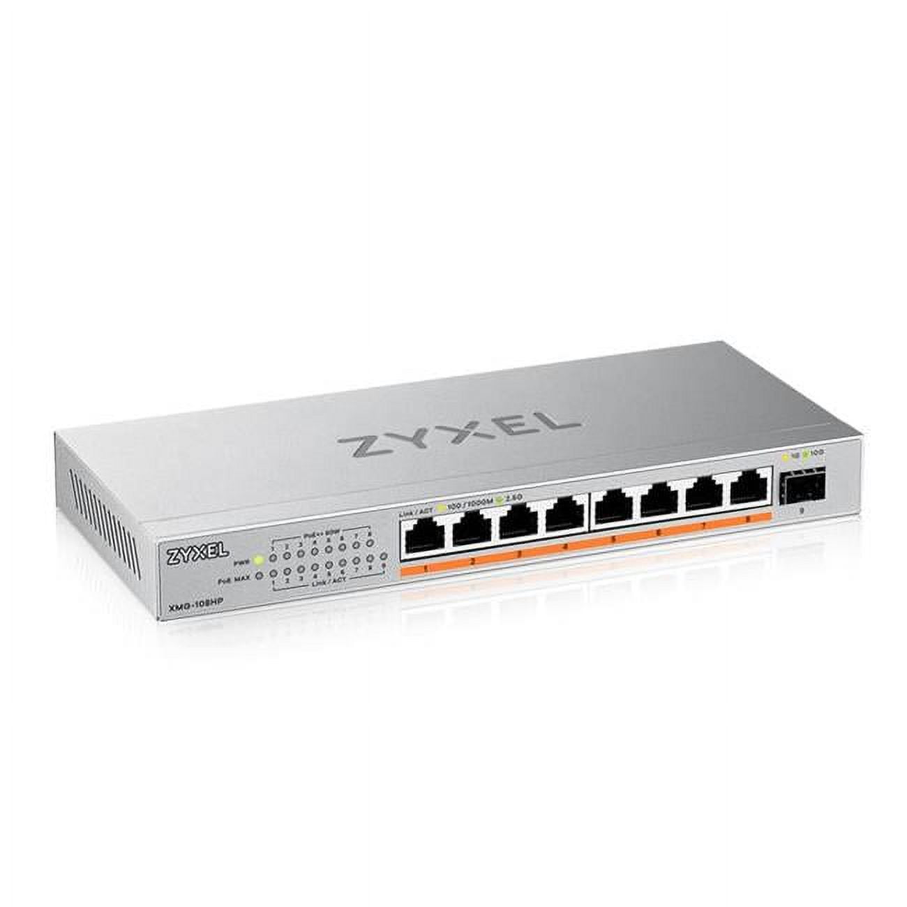 Zyxel 8-Port 2.5Gb MultiGig PoE Ethernet POE++ (60W) Switch - Walmart.com