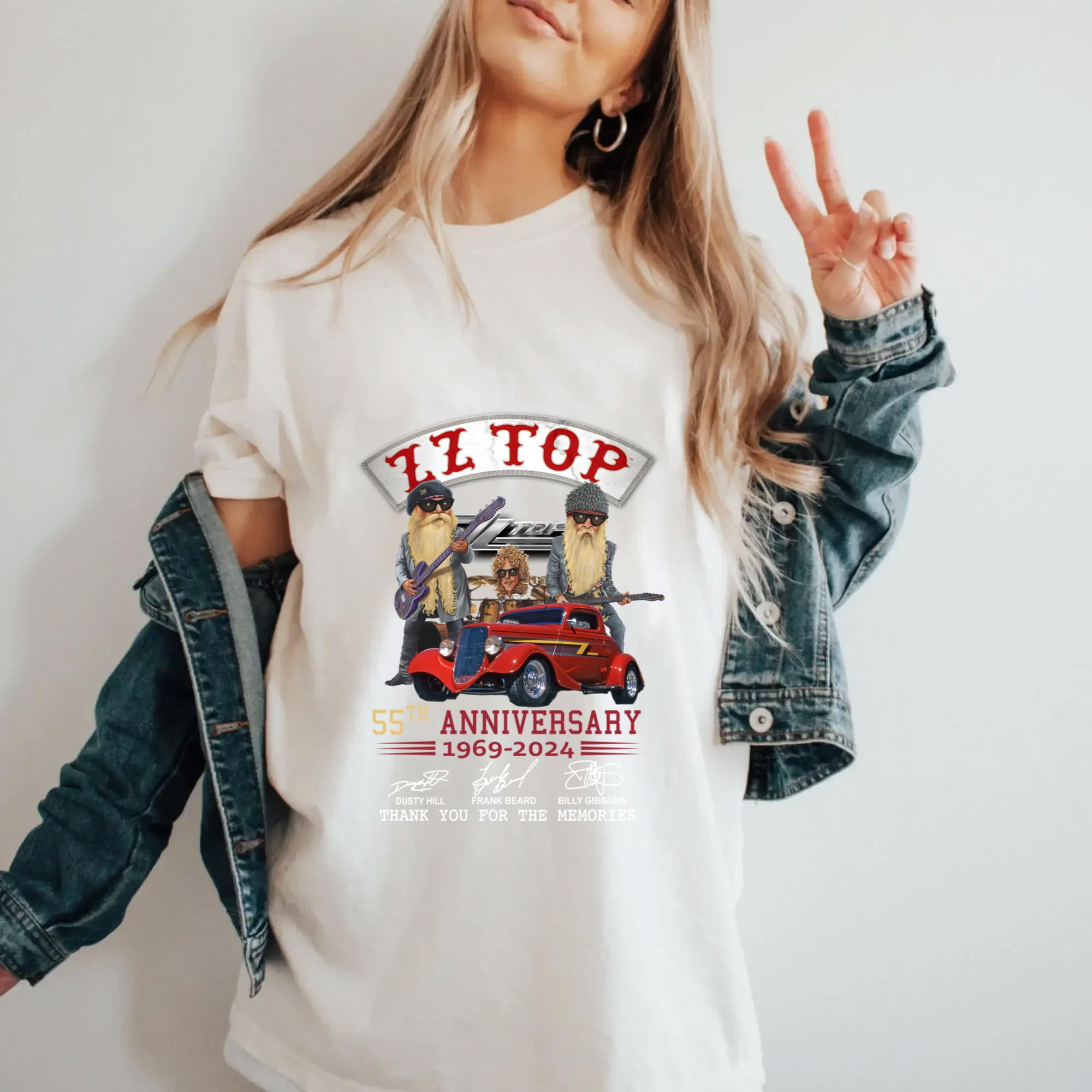 Zz Top Signatures Shirt - Walmart.com
