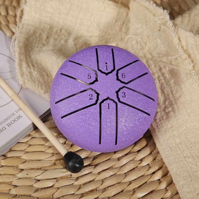 Zzbeans Mini Steel Tongue Drum, Handpan Drum for KidsAdults, Pocket ...