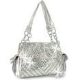Zzfab Diamond Gem Rhinestone Purse Silver - Walmart.com