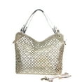 Zzfab Mirror Rhinestone Bling Purse Silver - Walmart.com
