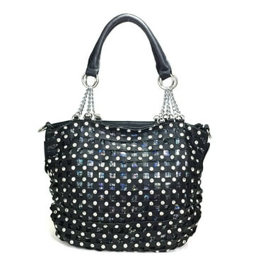 Zzfab Laser Cut Purses Double Handles Bling Purse Black - Walmart.com