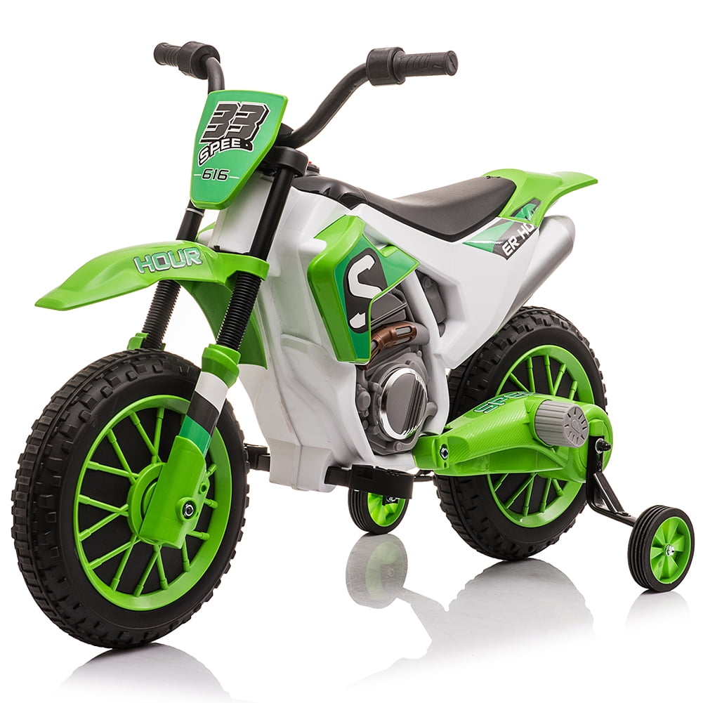 Zzistar 12V Ride on Motorcycle, 35W Battery Powered 2 Speeds off Road ...
