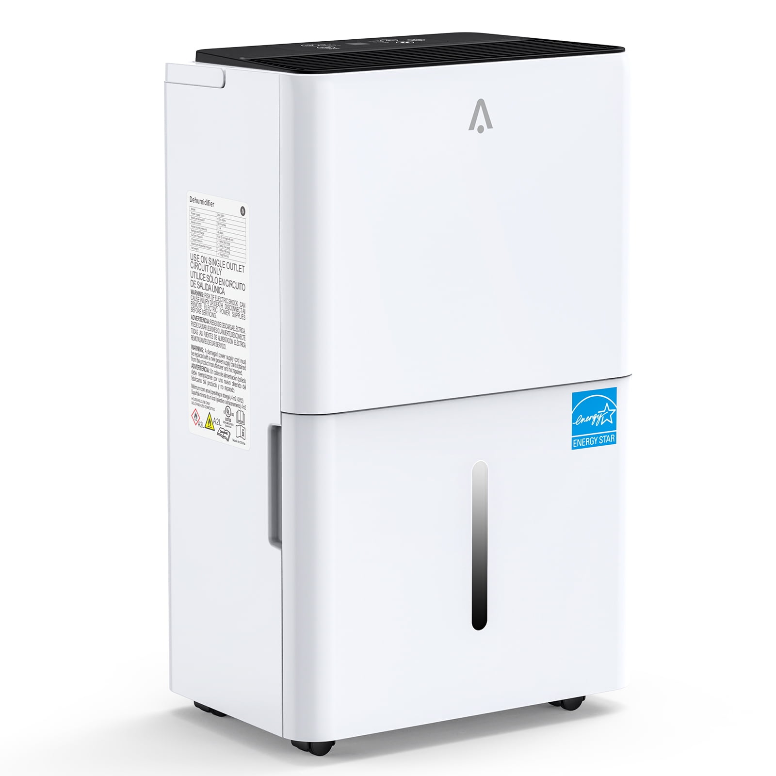 Zzistar 25 Pints Portable Dehumidifier,Compressor Dehumidifier,Smart ...