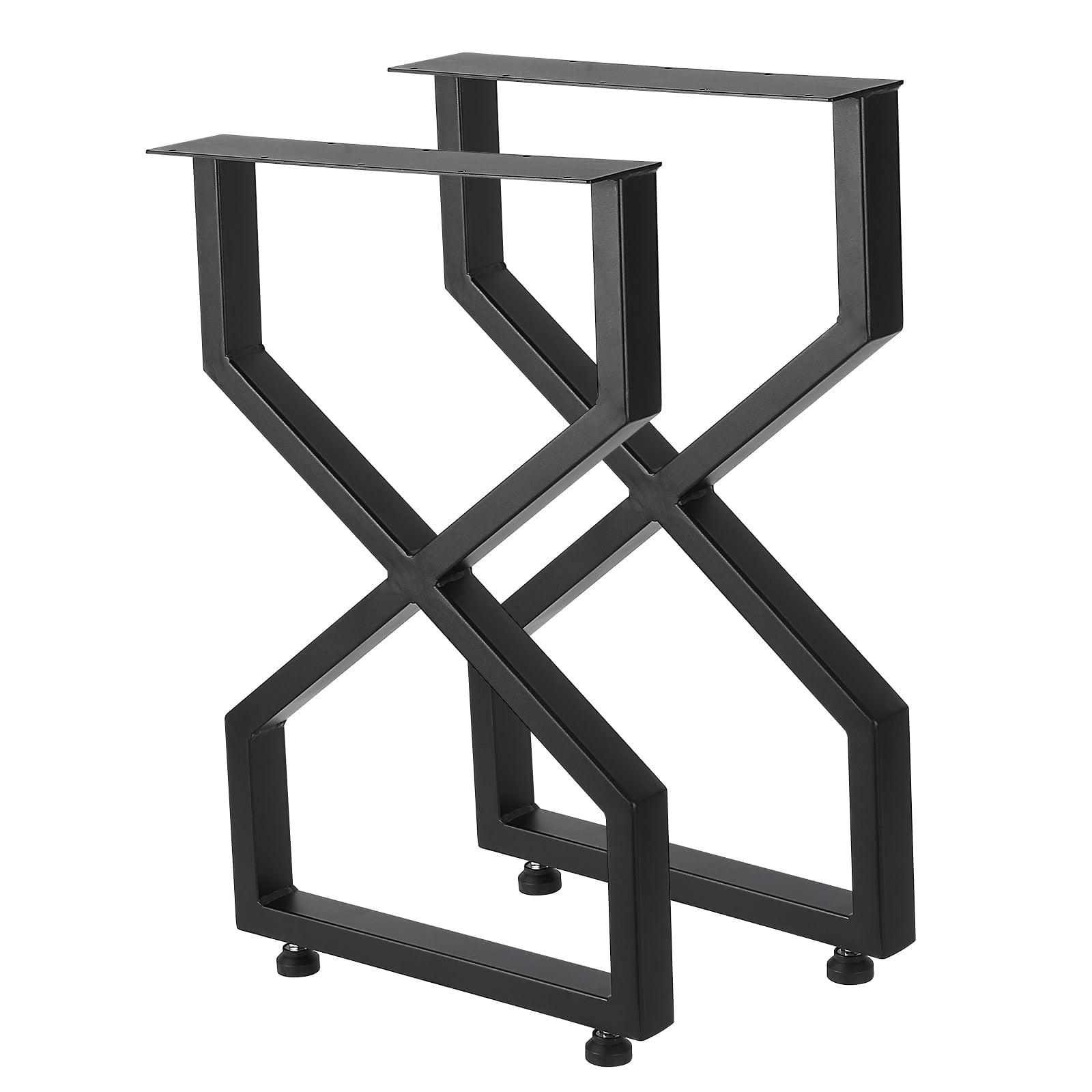 Zzistar 2Pcs Metal Table Legs, Heavy Duty Desk Legs, Modern Cast Iron ...