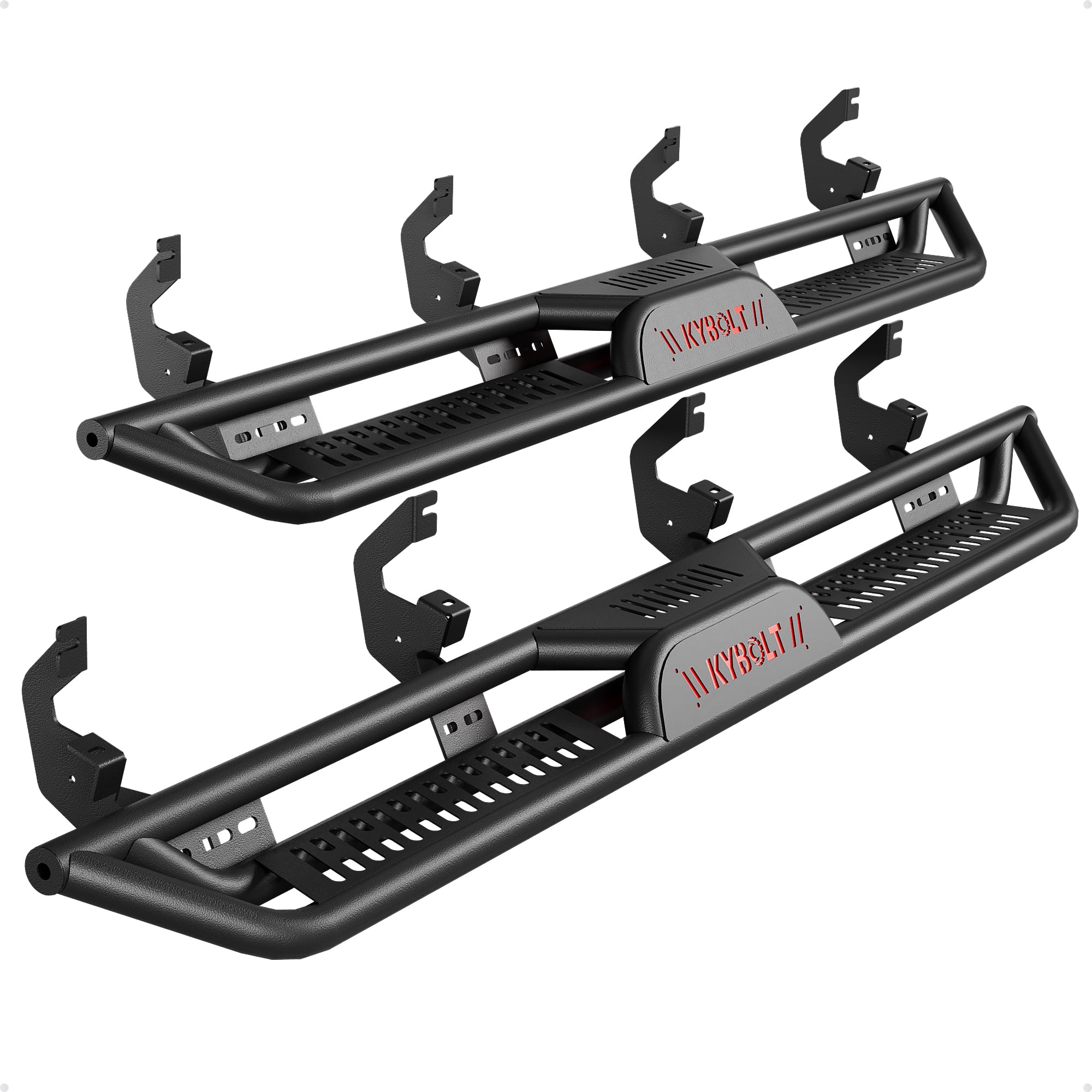 Zzistar 6.5inch Running Boards with Two Stairs Design Compatible with ...