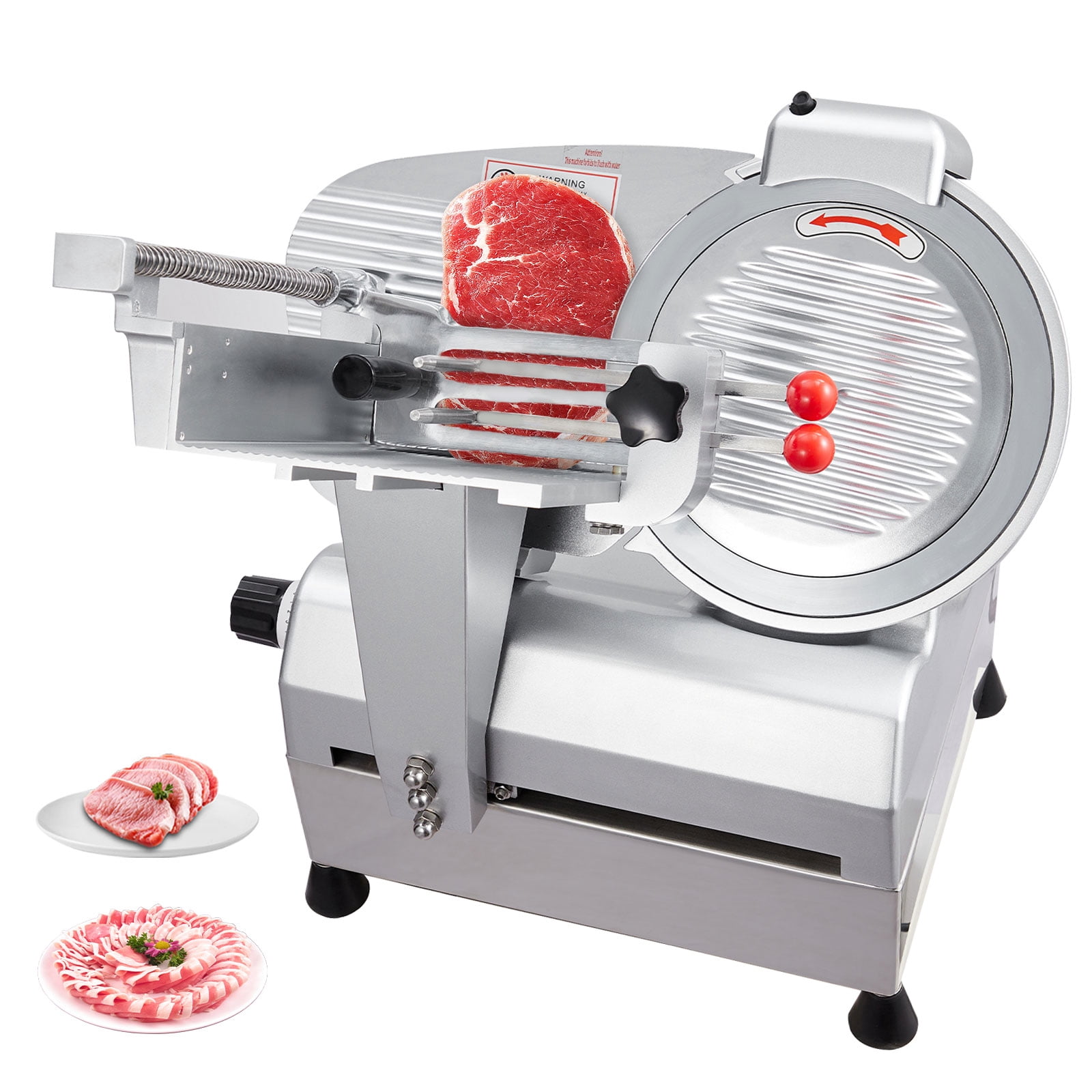 Zzistar Automatic Meat Slicer ,800W Automatic Deli Slicer with 0-18mm ...