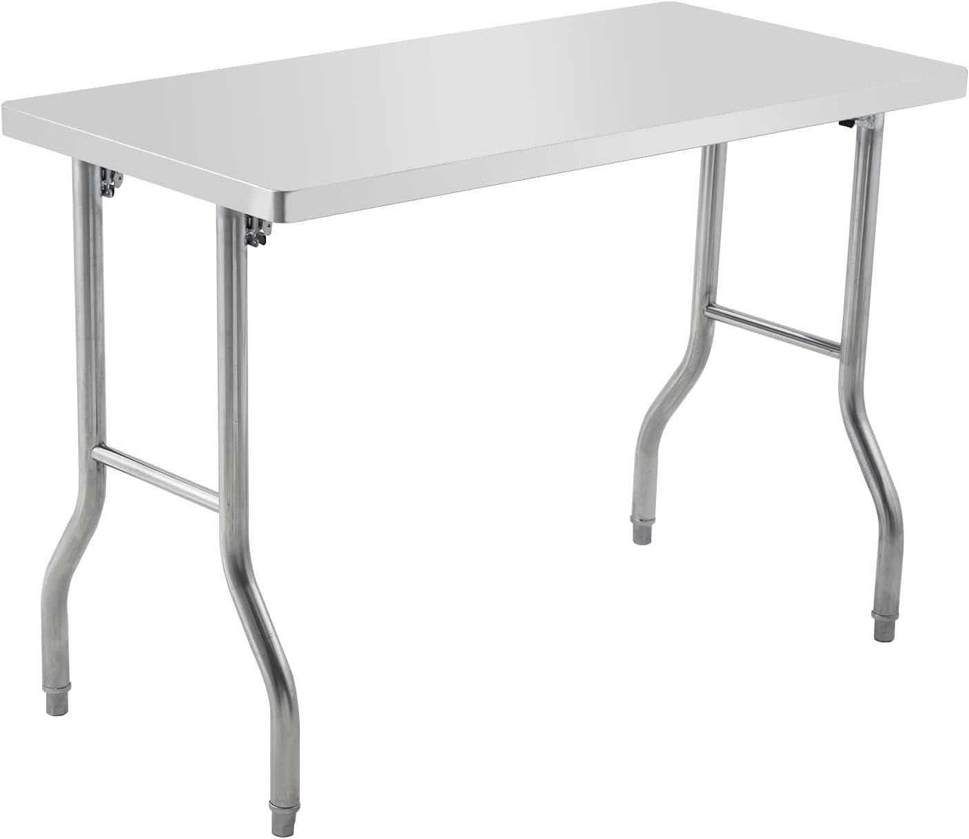 Zzistar Commercial-Worktable Folding Workstation Stainless-Steel Heavy ...