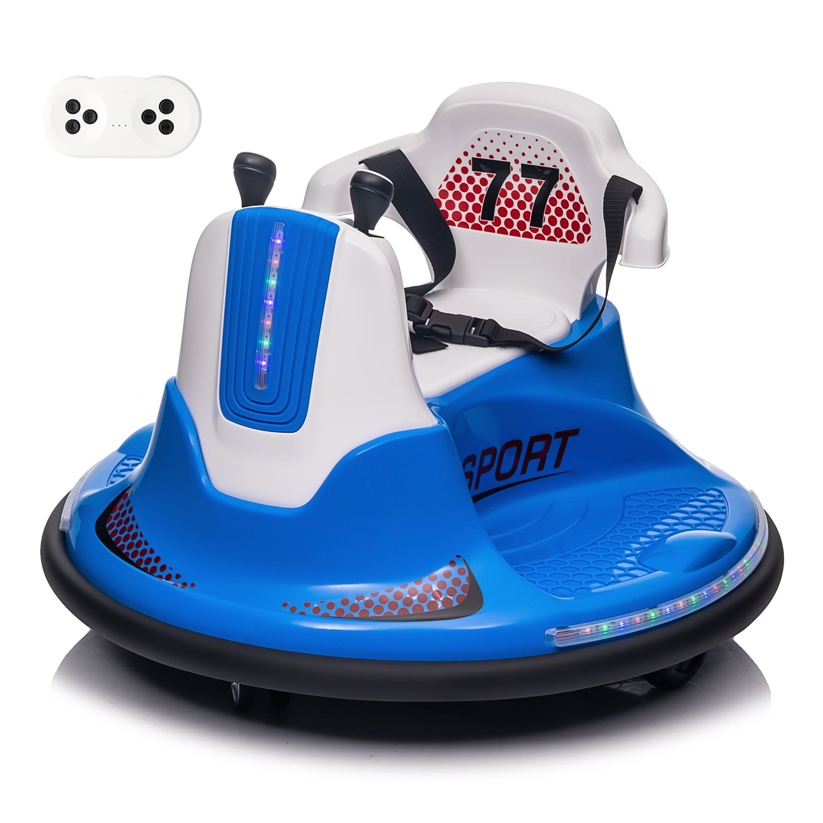 Zzistar Toddler Battery Powered Snail Bumper Car, 6V Electric Ride On ...