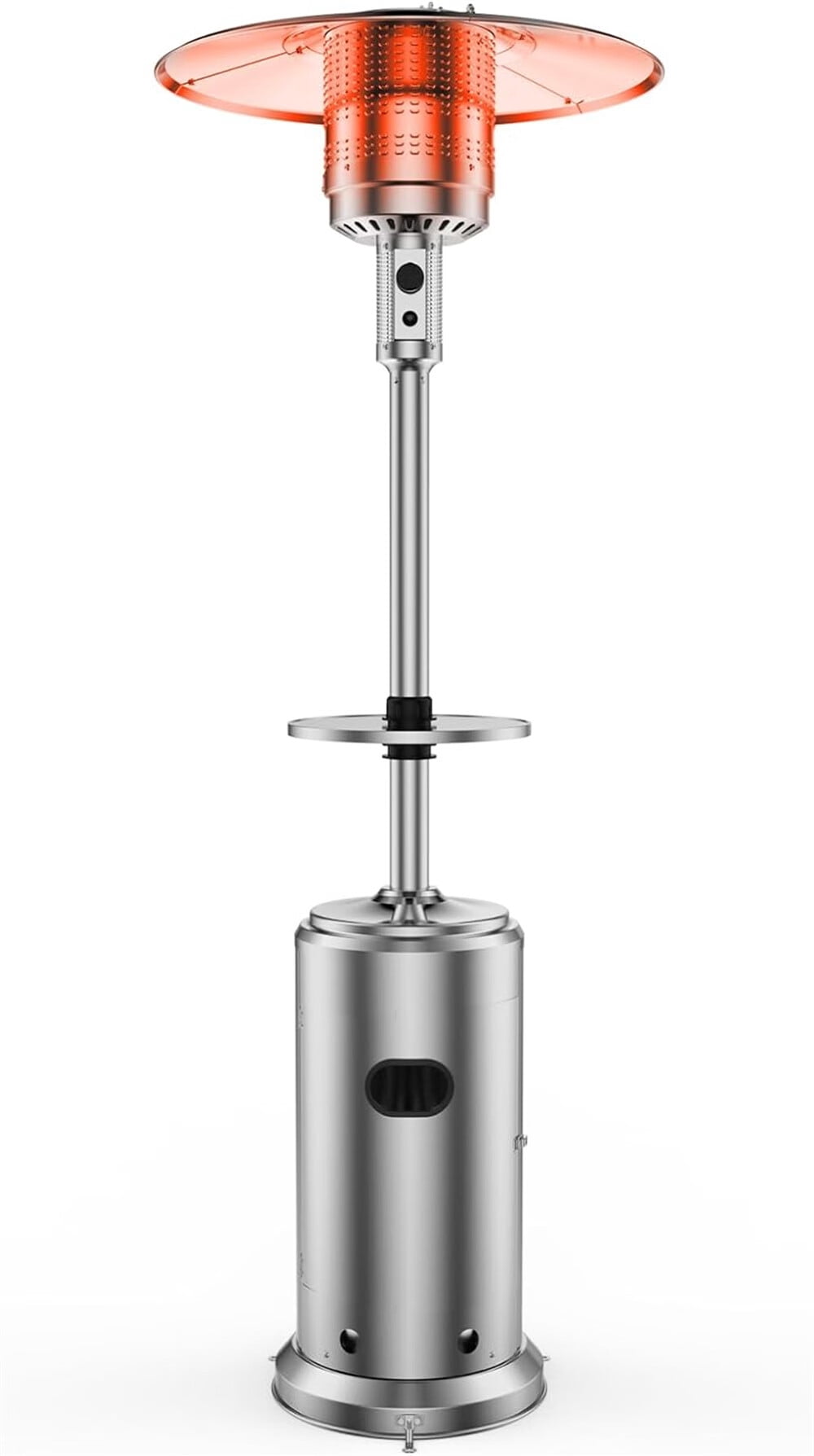 Zzistar Umbrellah Shape Patio Heater, 48000 BTU Outdoor Freestanding ...