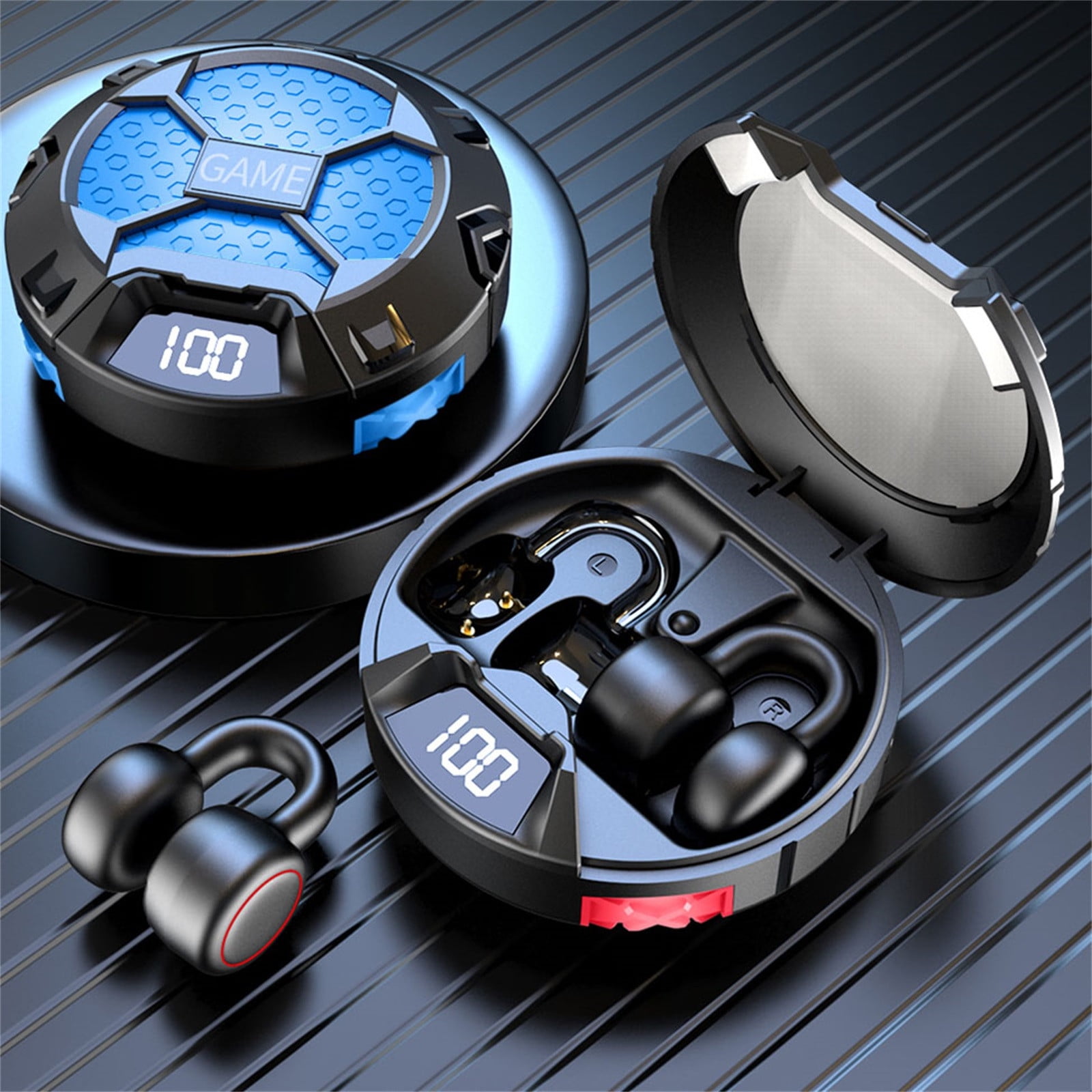 Zznnkj ANC Bones - Conduction Wireless Headphone - Headphones with LED ...