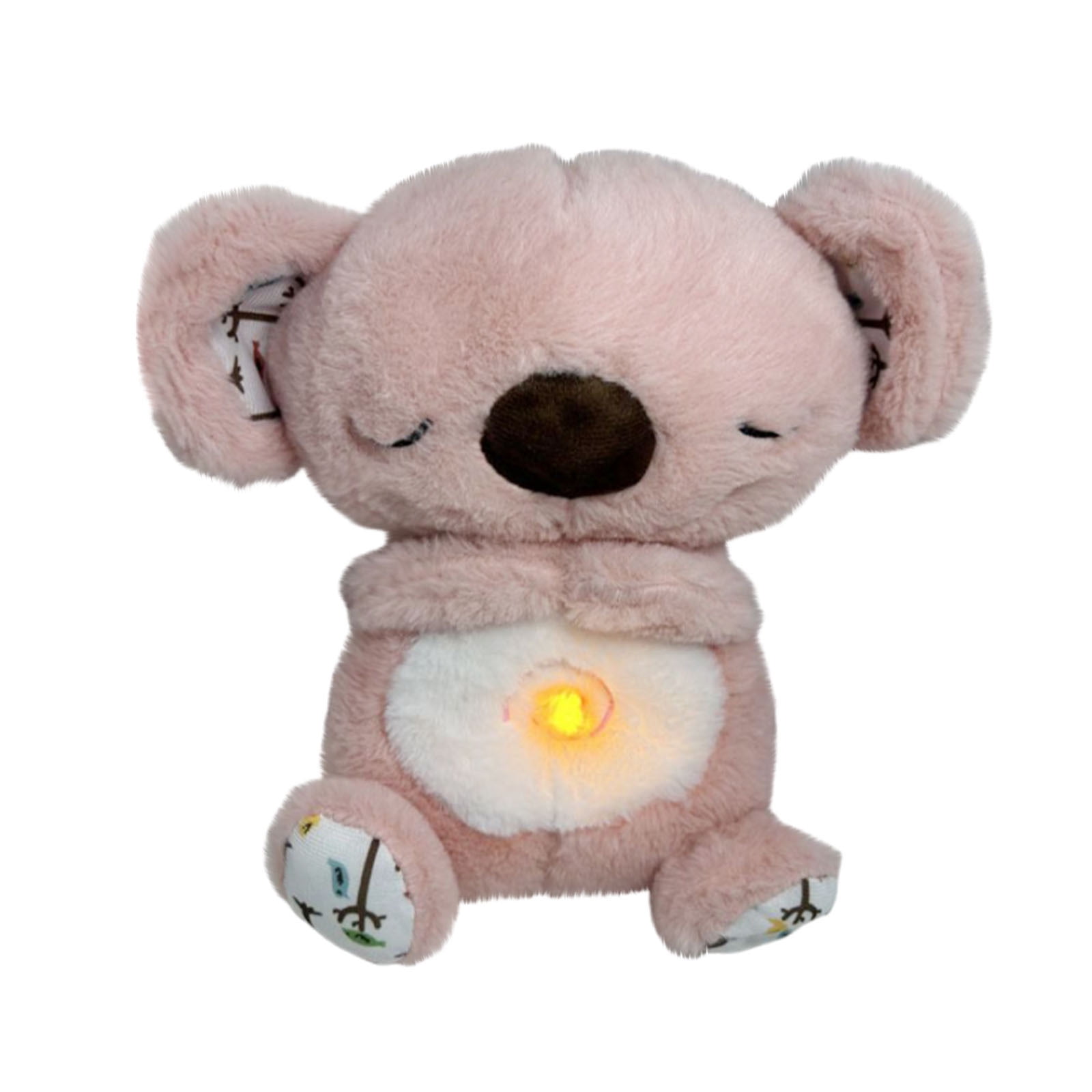 Zznnkj Breathing Glowing Cute Soothing Breathing Stuffed Animal Doll ...