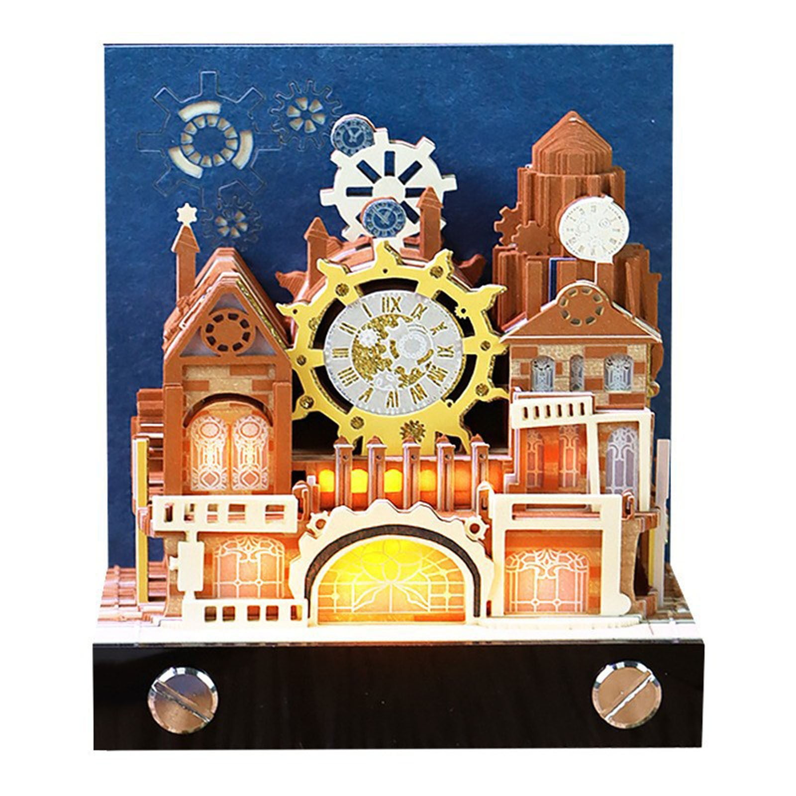Zzxfth 3D Memo Pad Art Sticky Notes, Fantasy Castle Notepad 3D Paper ...