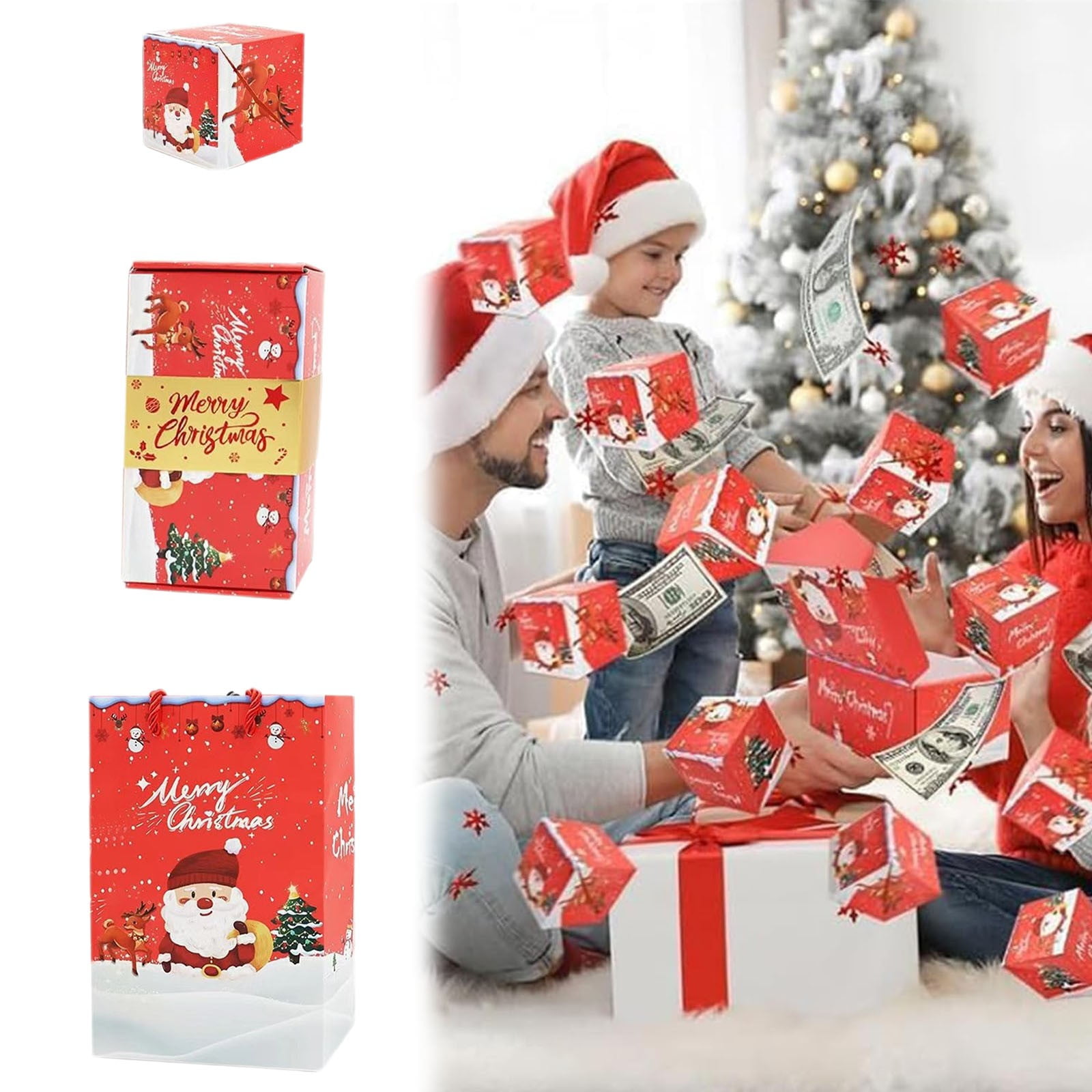 Zzxfth Surprise Gift Box Explosion for Money, DIY Unique Folding ...