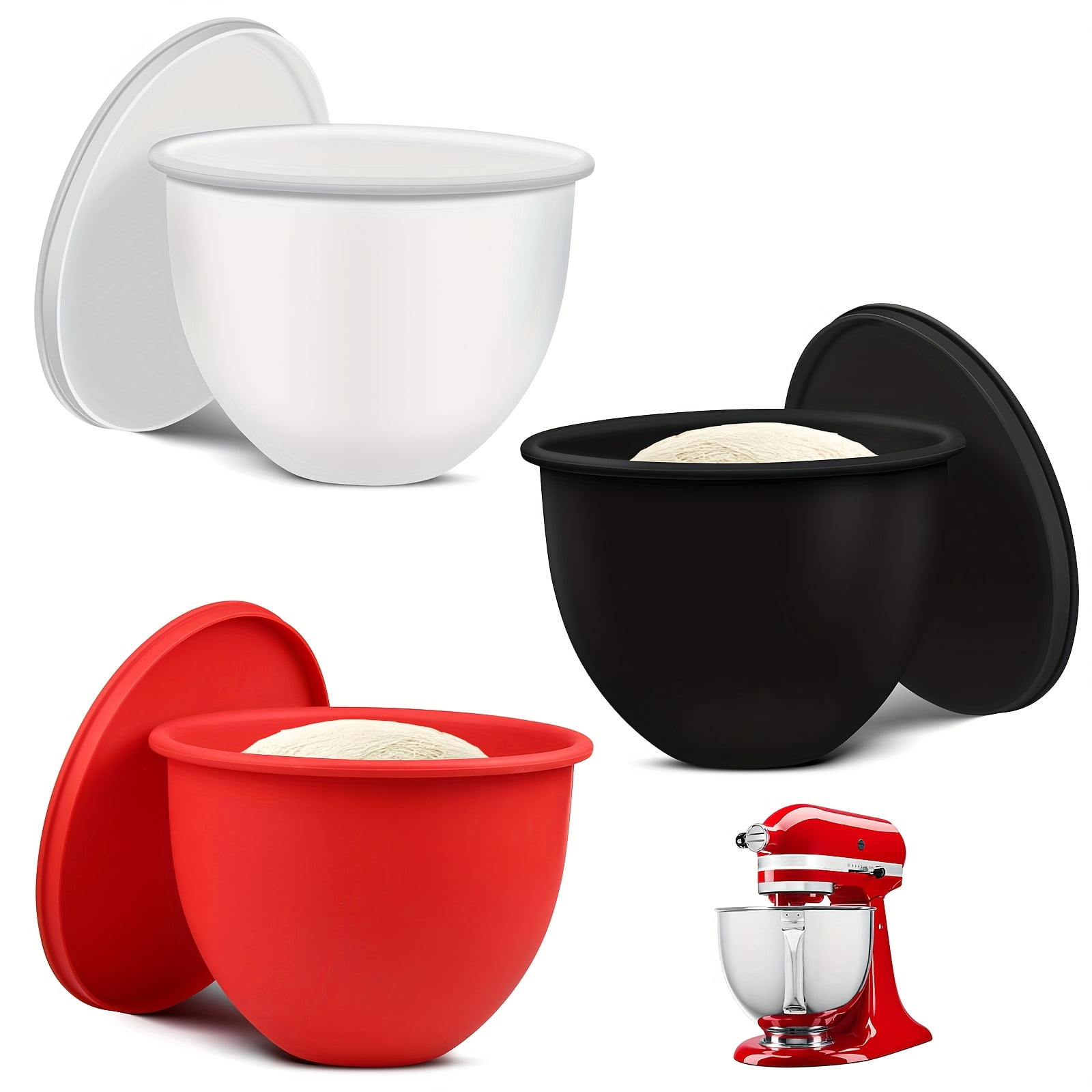 a Dishwasher-Safe Feature, an Anti-Spill Lid, Perfect for Stand Mixers ...