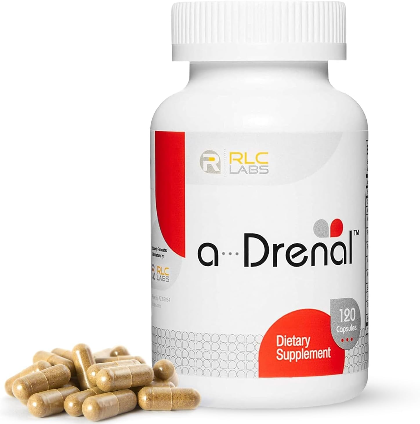 RLC Labs a-Drenal 120 Caps Dietary Supplement for Support - Walmart.com