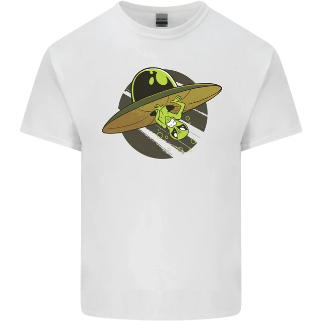 a Funny Alien Stuck in a UFO Flying Saucer T-Shirt - Walmart.com