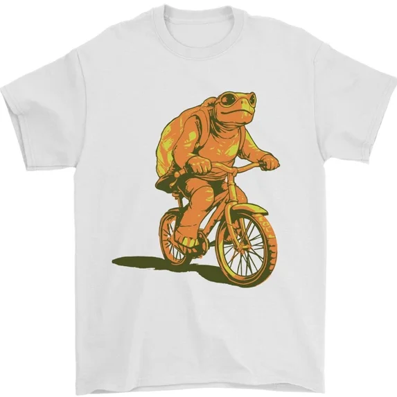 a Turtle Riding a Bicycle Cycling Cyclist Bike T-Shirt - Walmart.com
