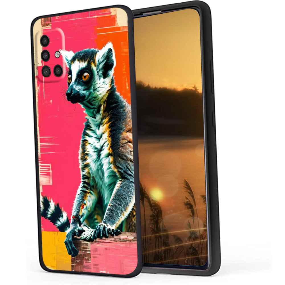 a-cute-Lemur-136 Phone Case, Designed for Samsung Galaxy A51 4G Case ...