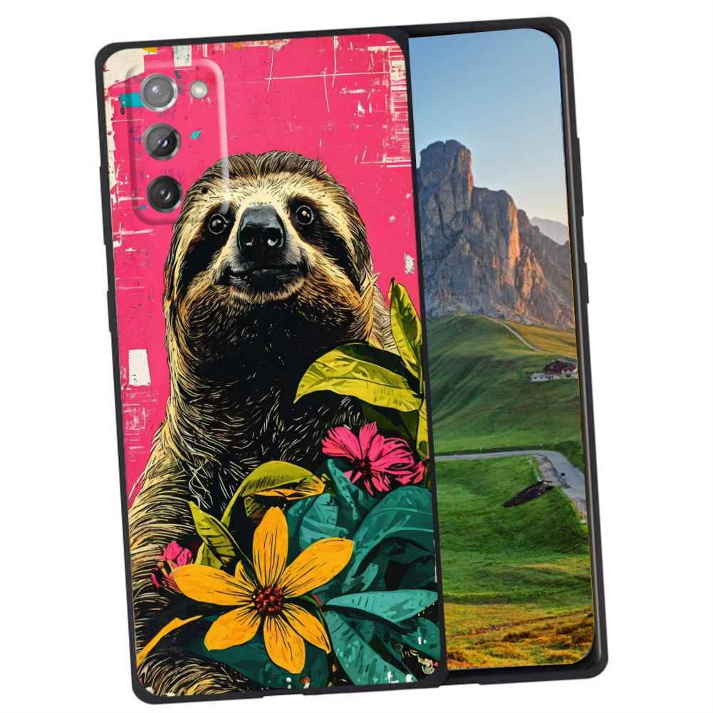 a-cute-Maned-Three-toed-Sloth-150 Phone Case, Designed for Samsung ...