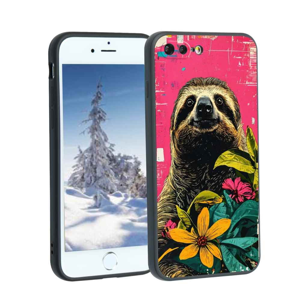 a-cute-Maned-Three-toed-Sloth-150 Phone Case, Designed for iPhone 8 ...