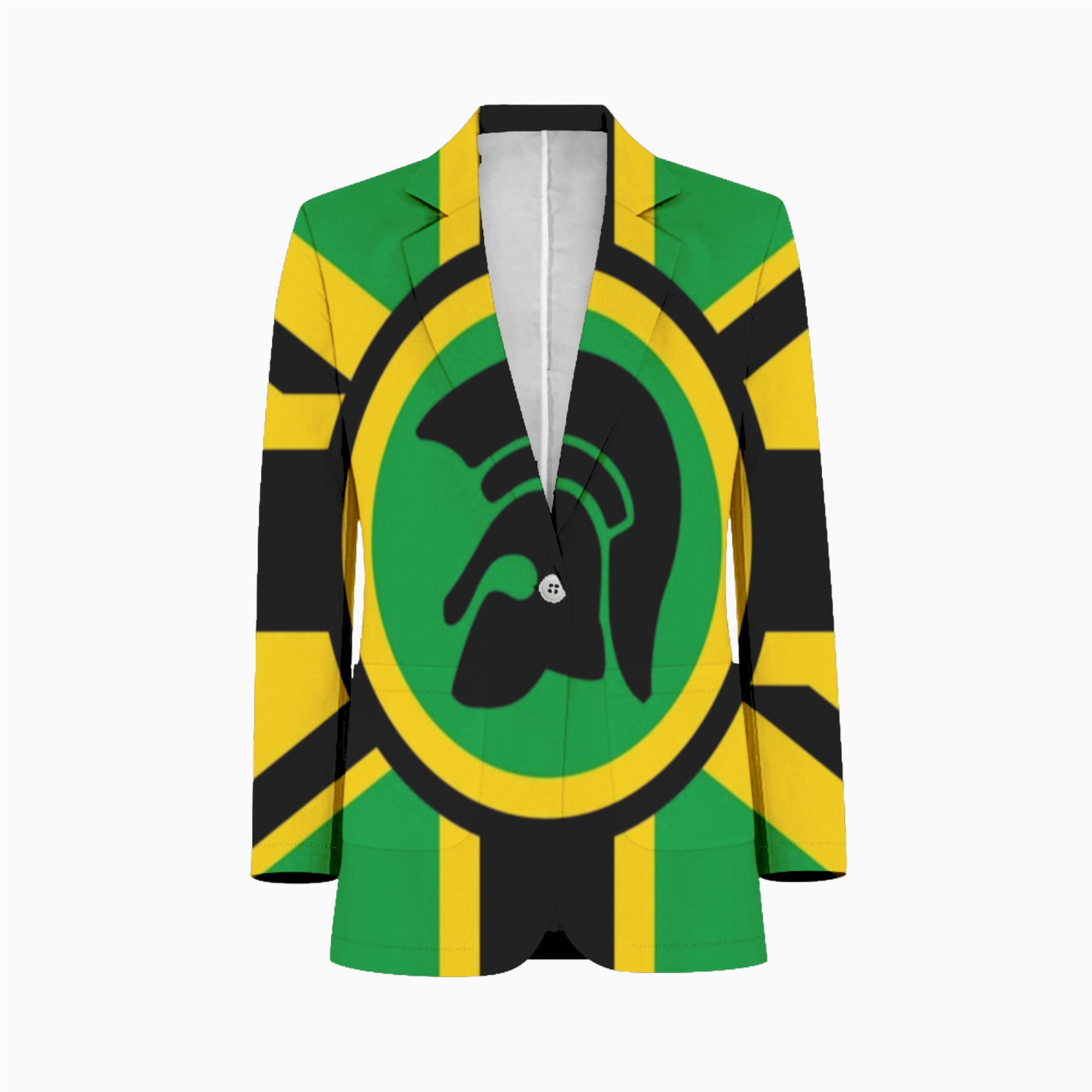 a trojan uk flag in the colors of jamaica Mens Suits Shawl Collar Slim ...