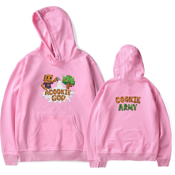 aCookieGod Merch Cookie Army Milk Cookie Splash Hoodie Cartoon Unisex ...