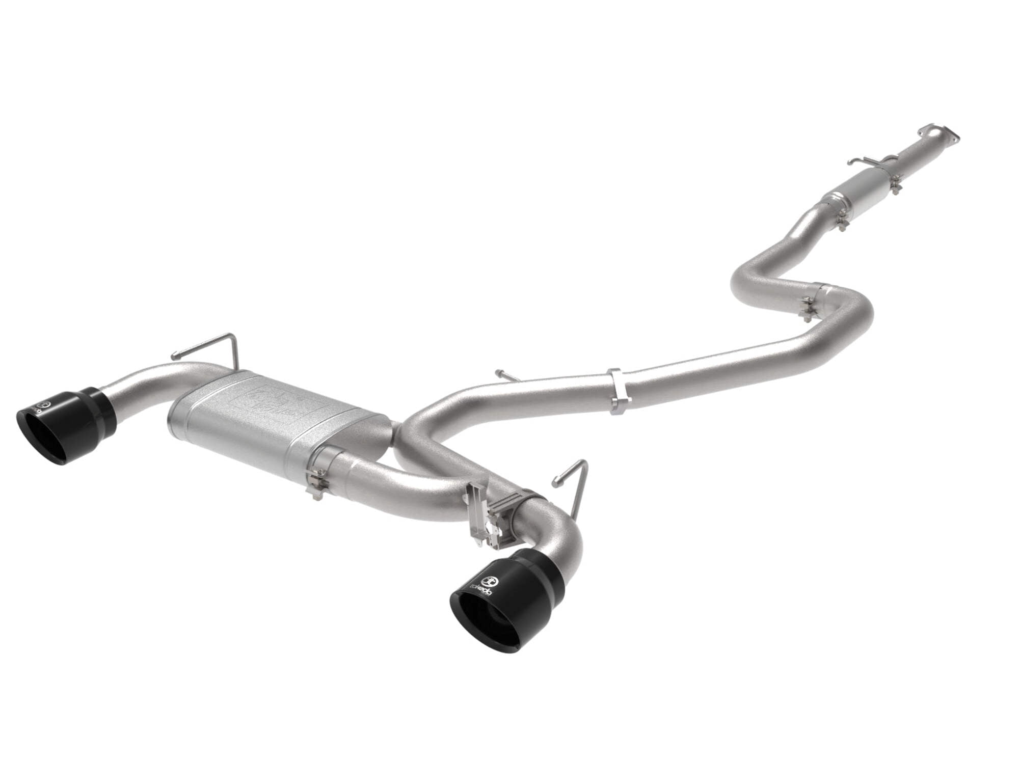 aFe POWER Takeda Exhaust System, 49-37008-B, for Hyundai Fits select ...