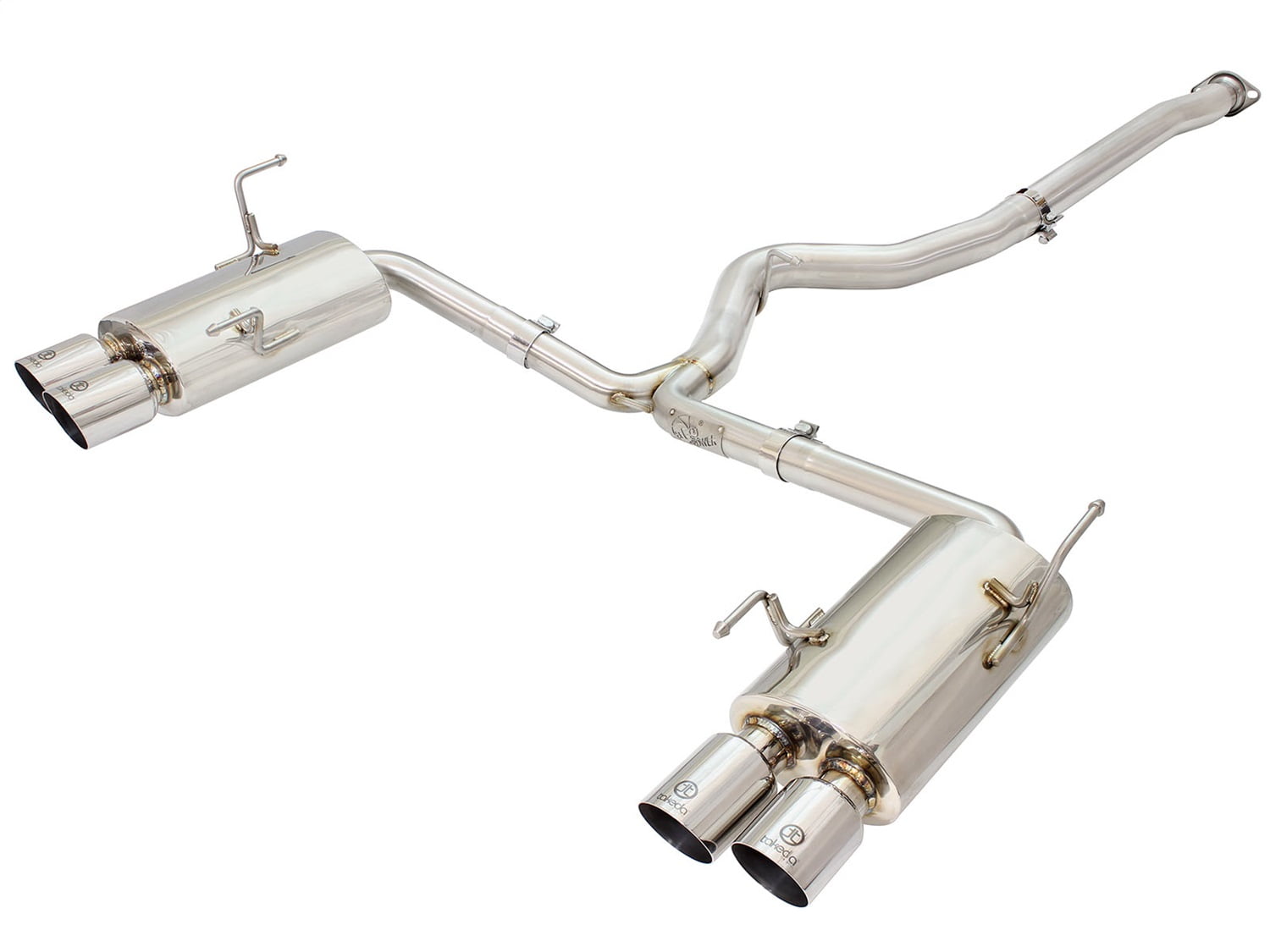 aFe Power 49-36801-P Takeda Cat-Back Exhaust System Fits 15-18 WRX STI Fits select: 2015-2021 ...