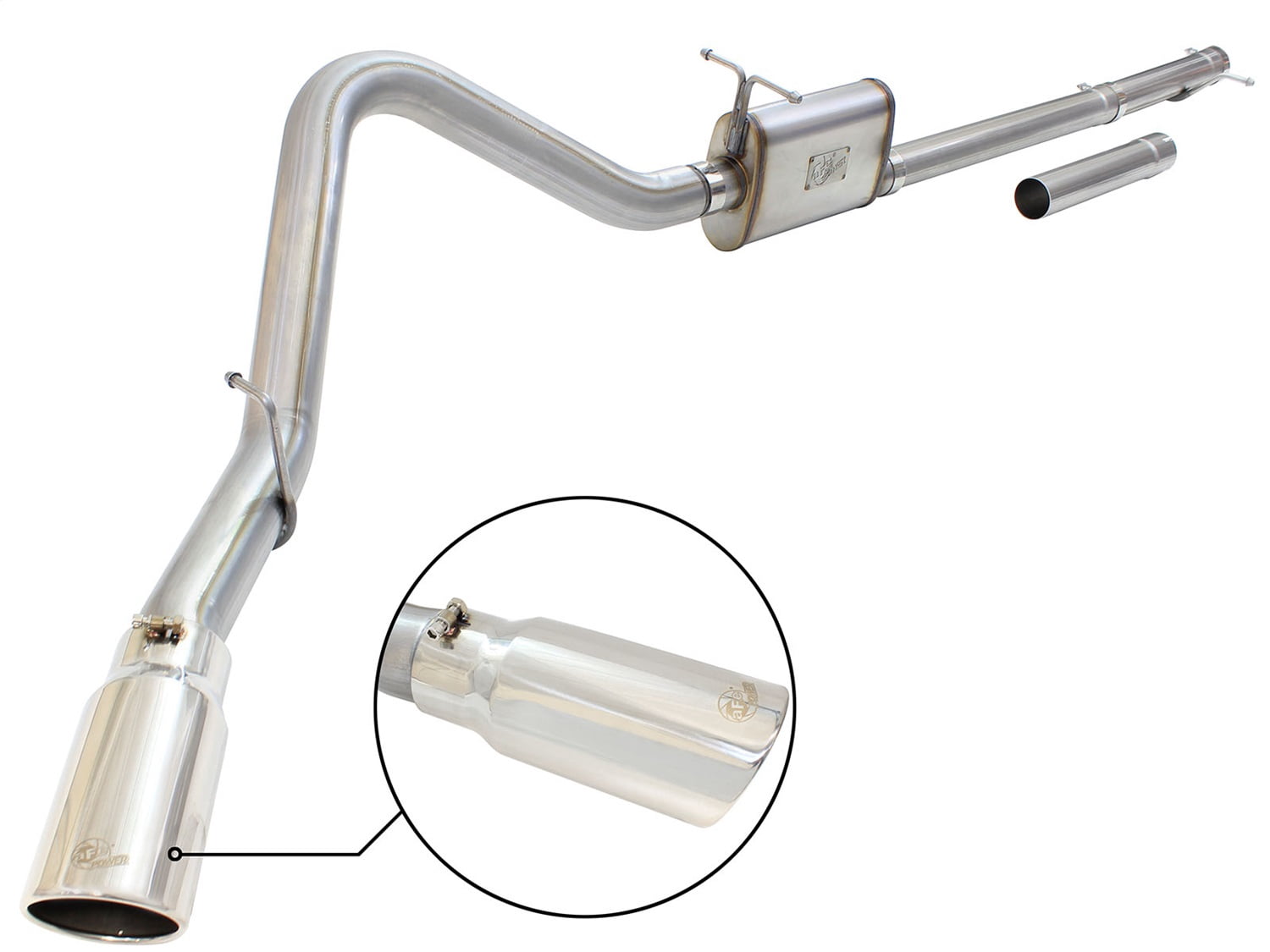 aFe Power 49-43076-P MACH Force-Xp Cat-Back Exhaust System; 3.5 in ...