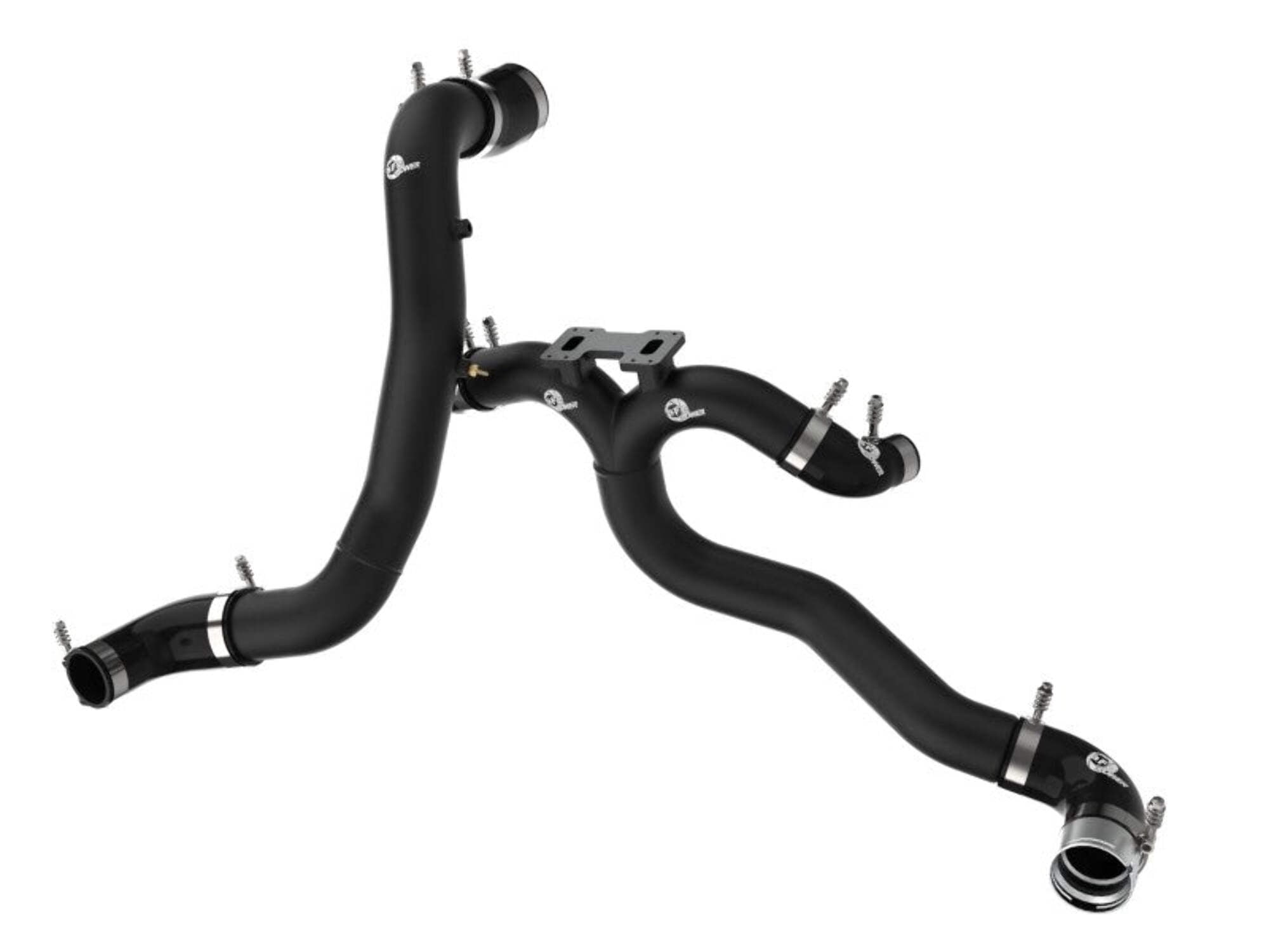 aFe Power BladeRunner 3 IN Aluminum Hot and Cold Charge Pipe Kit Black ...