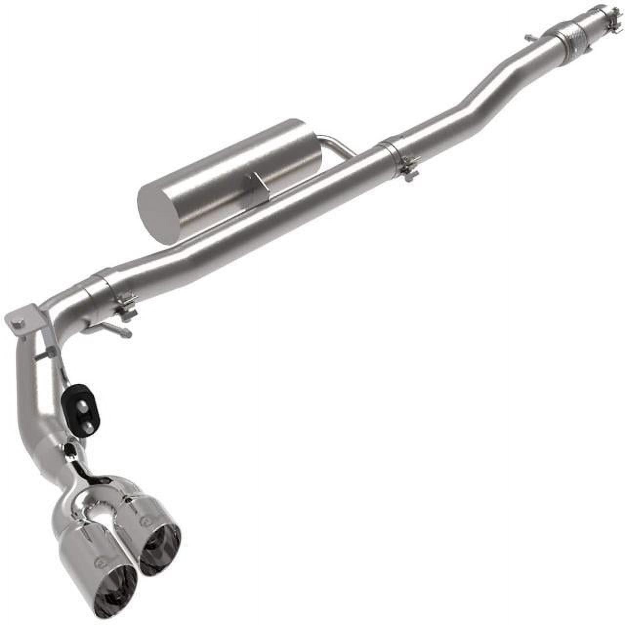 aFe Power Rebel Series 3 IN 304 Stainless Steel Cat-Back Exhaust System ...