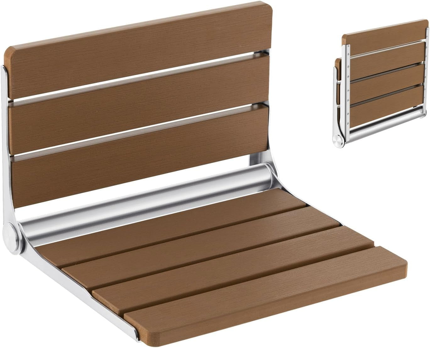 aNone Folding Shower Seat Wall Mounted, Home Care Foldable Shower Stool ...