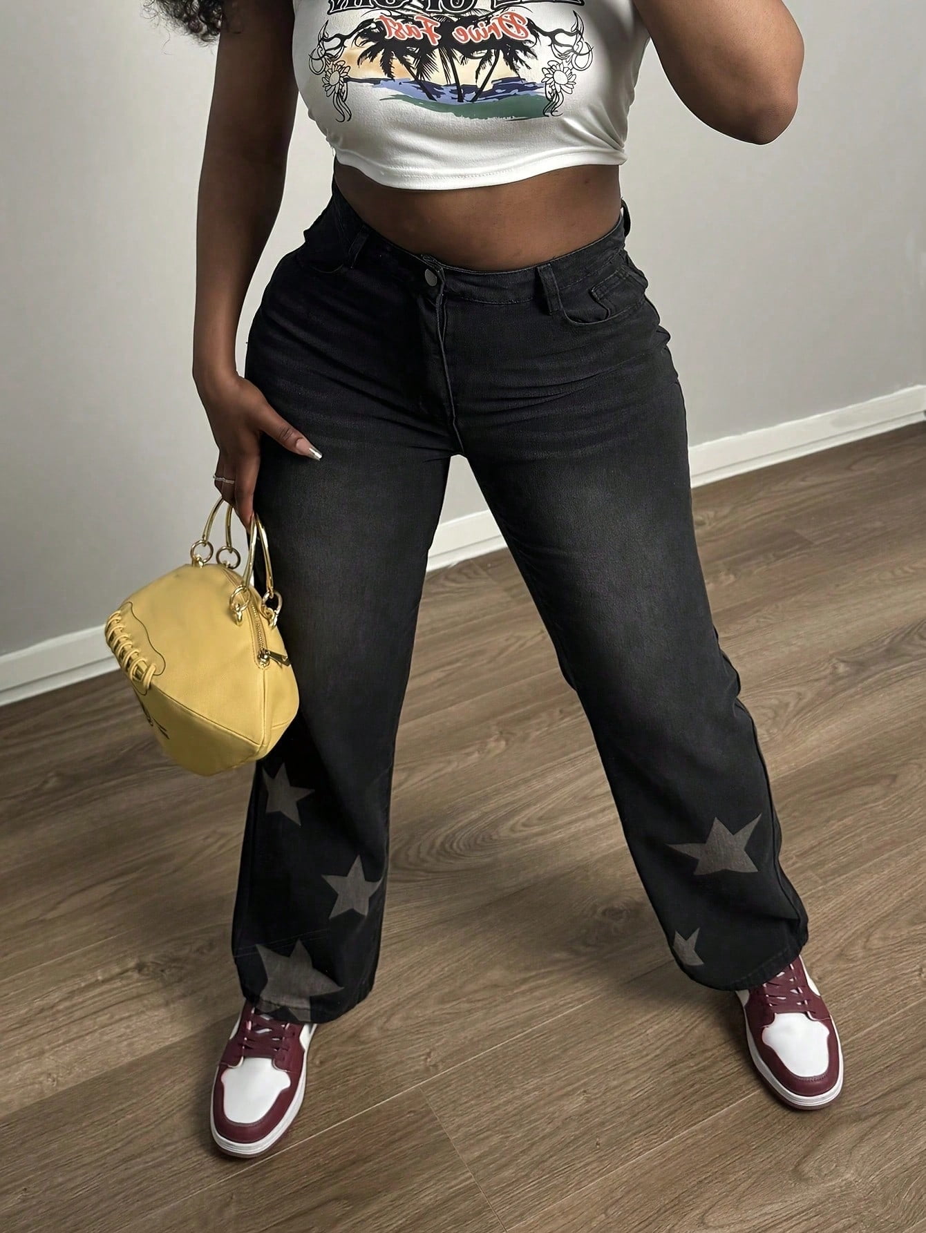 aPAY Womens Jeans Long Denim Pants Straight Leg Loose Fit Casual And ...