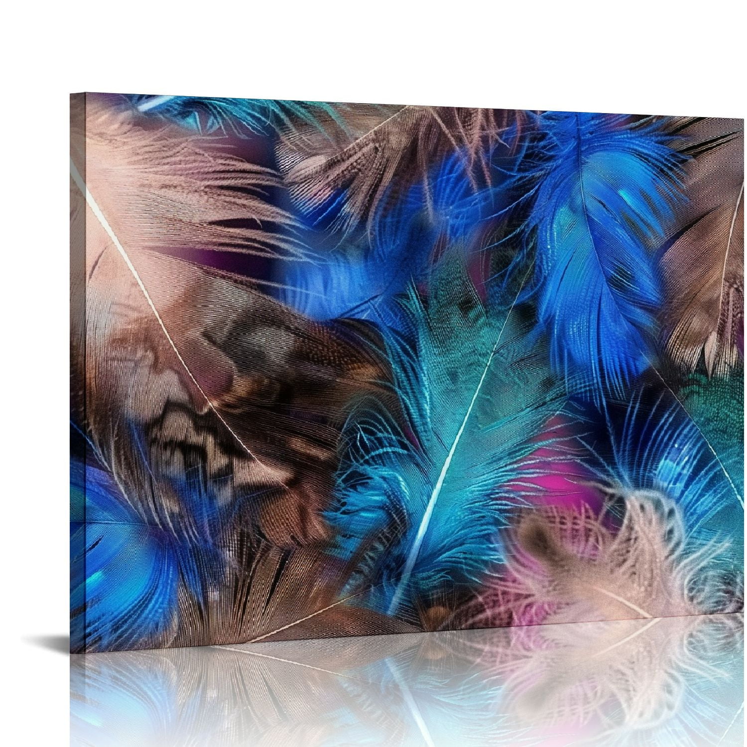 aakg Peacock Feather Canvas Wall Art For Living room Bedroom Office ...