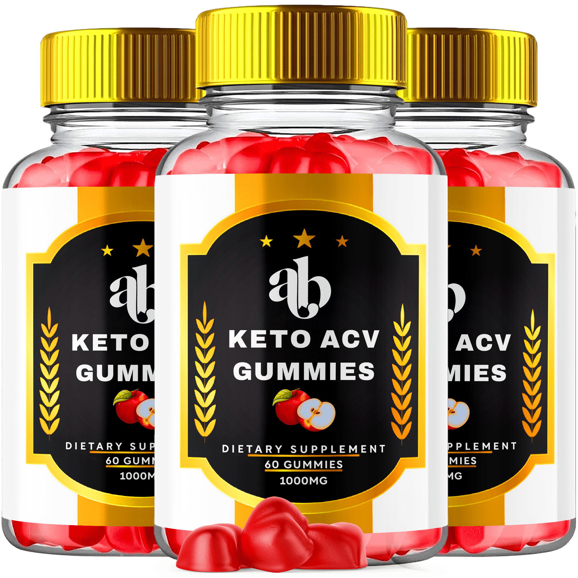 ab Keto Apple Cider Vinegar Gummies Max Strength ACV Supplement 180 ...