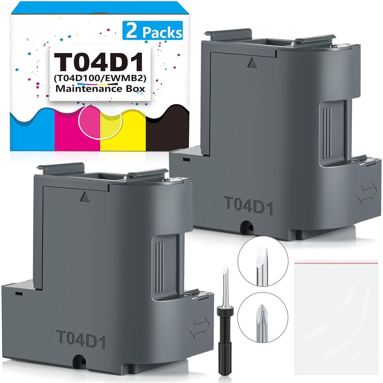 BF T04D1 T04D100 Ink Maintenance Box for ET-15000 ET-3750 ET-3760 WF ...