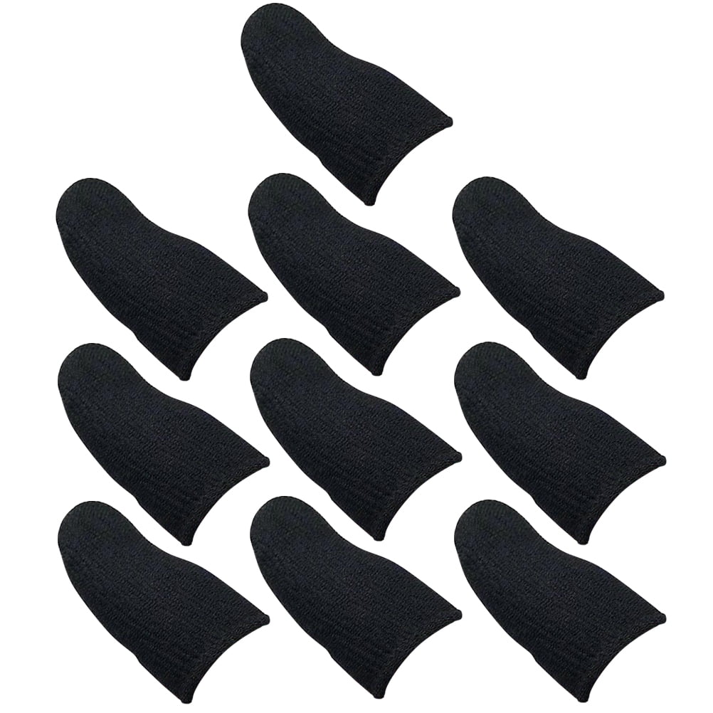 abbageba 10 Pcs Practical Finger Sleeve Screen Touch Breathable Game ...