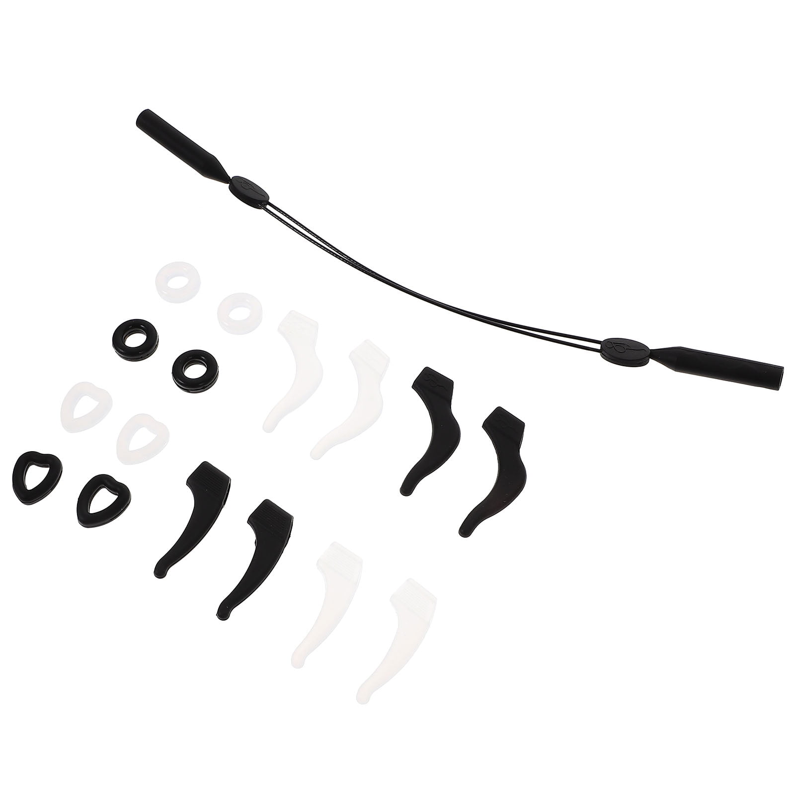 abbageba 17pcs Silicone Eyeglass Temple Tips Sleeve Retainer Anti-Slip ...