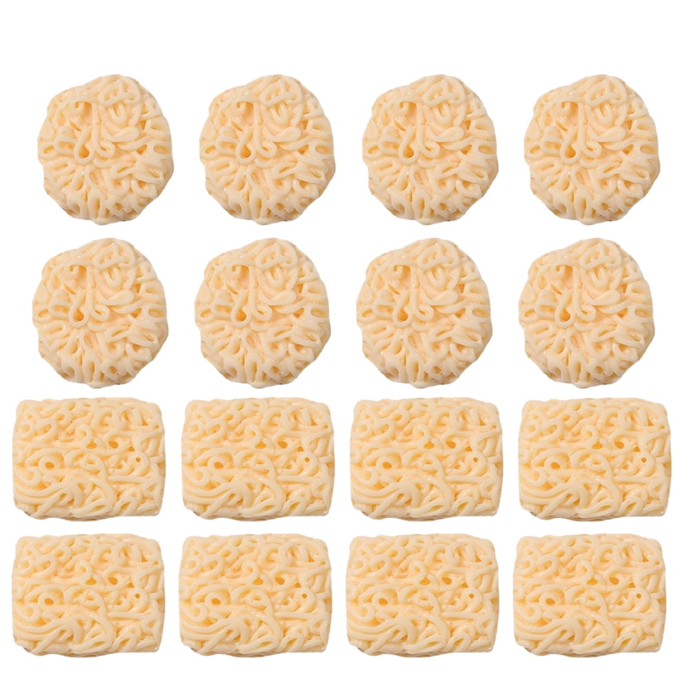 abbageba 24pcs Miniature Food Fake Noodle Mini Pretend Instant Noodles ...