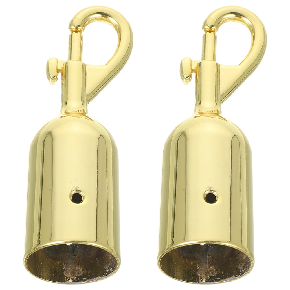 abbageba 2pcs Cord End Cap Metal Rope Stopper Fastener Rope End Stopper ...