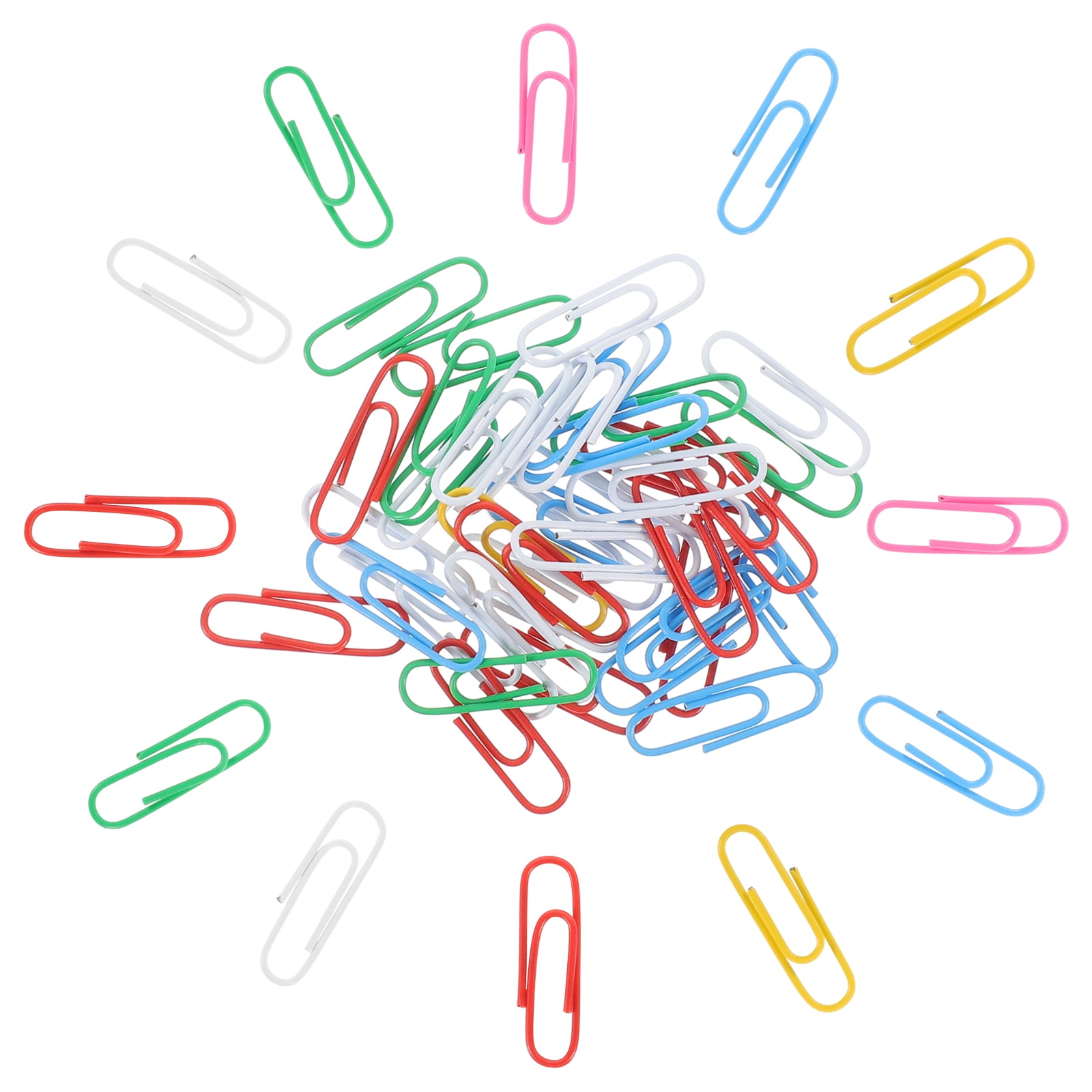 abbageba 50pcs Paper Clips Metal Paper Clips File Document Paper Clips ...