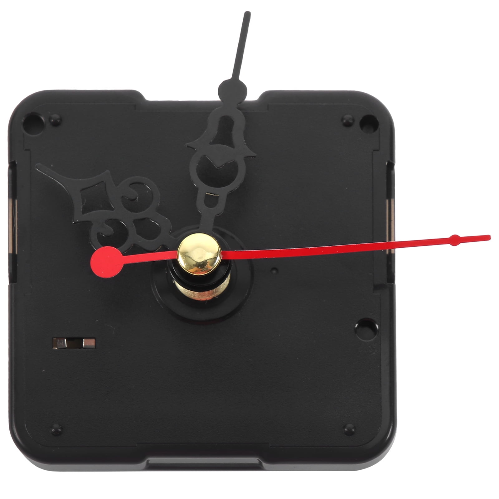 MERRYHAPY Clock Movement Mechanism 1 Set for Wall Clocks Black Red ...