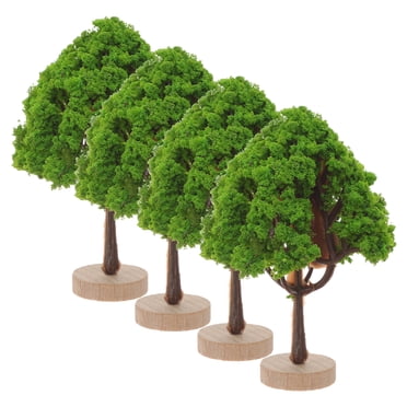 Plastic Fruit Tree HO Scale Train Layout Garden Sand Table Model Trees ...