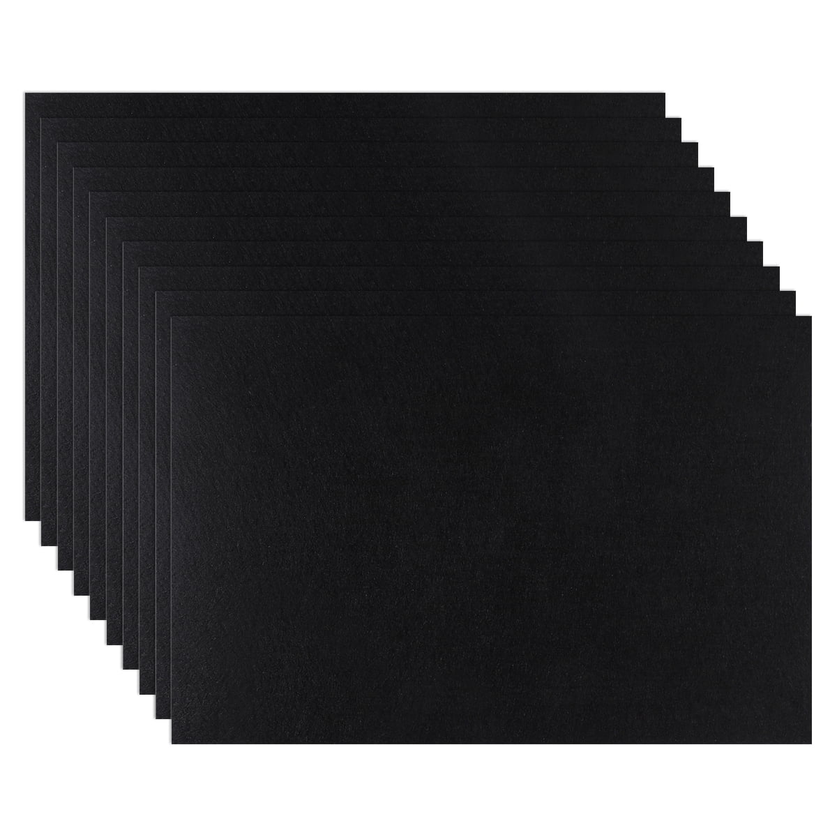 abbageba ROSENICE 10 Sheets Blank Kraft Paper Self-Adhesive Felt Sheets ...