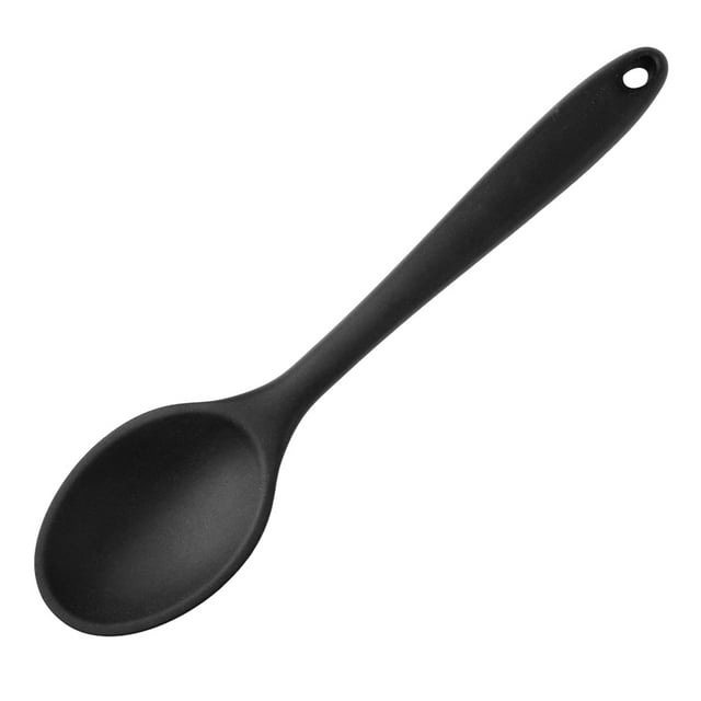 abbageba Silicone Mixing Spoon Baking Serving Spoon Kitchen Silicone ...